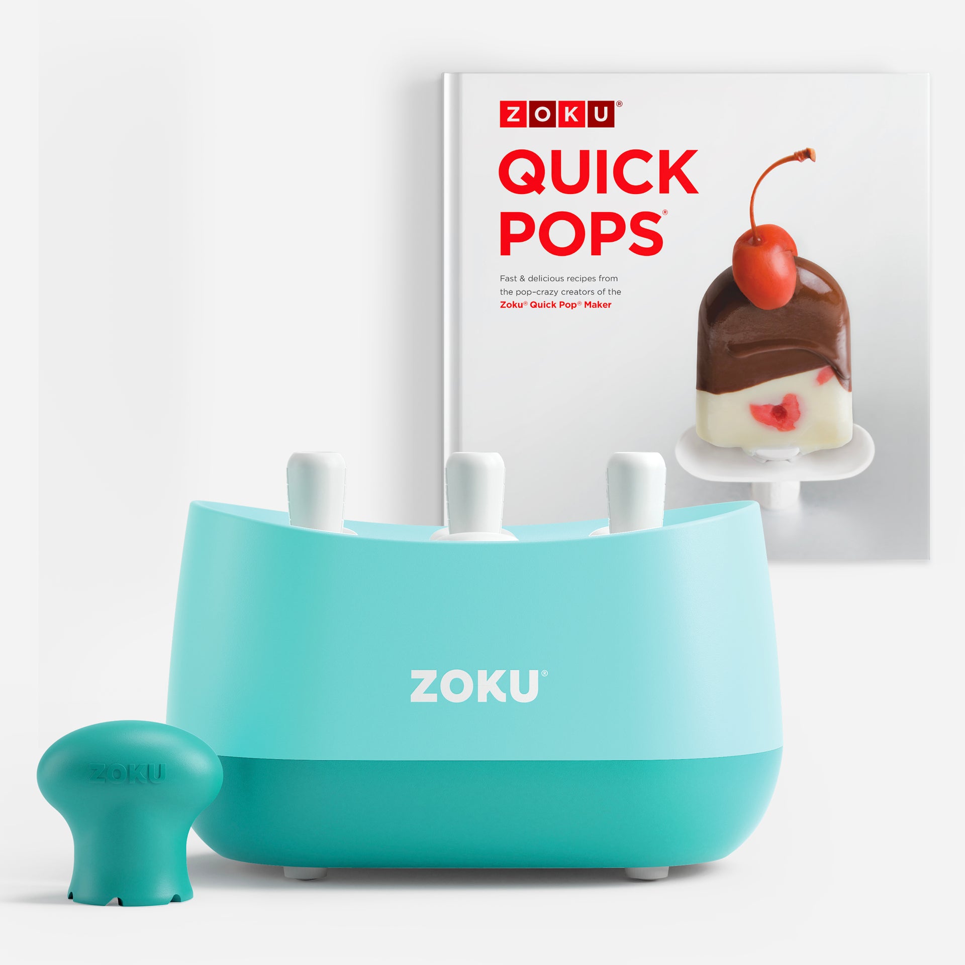 Quick Pop Maker & Recipe Book Bundle | Homemade Popsicles in Minutes – ZOKU