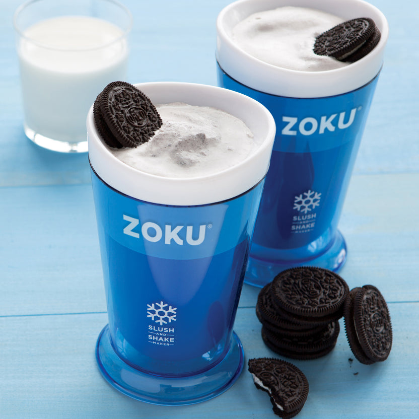 ZOKU Blue Slush & Shake Maker | Compact Quick Freeze Drink Maker