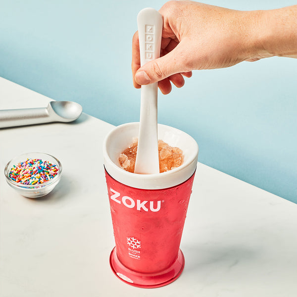 ZOKU Red Slush & Shake Maker | Compact Quick Freeze Drink Maker