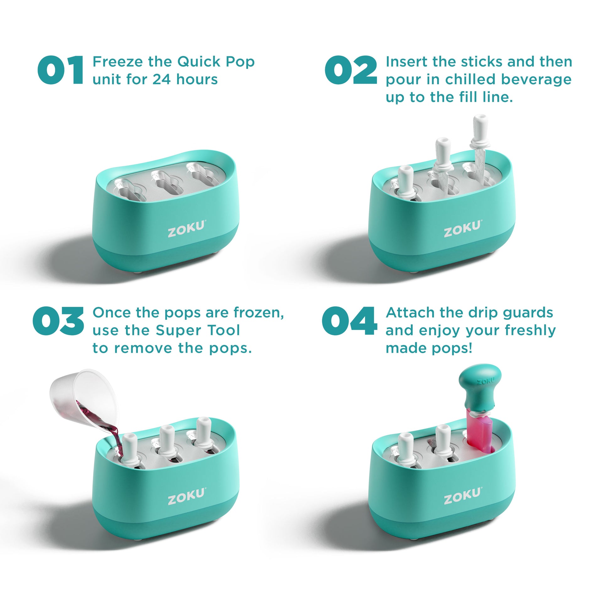 Quick Pop Maker | Create Quick, Easy & Homemade Popsicles in 7 Minutes ...